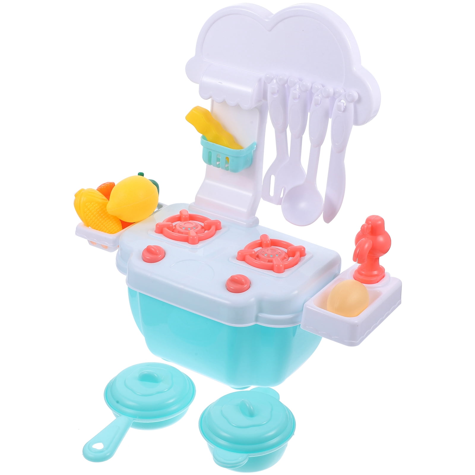 HAMPPLIES 6Pack Kids Kitchen Utensils With Tap Watering Faucet And ...