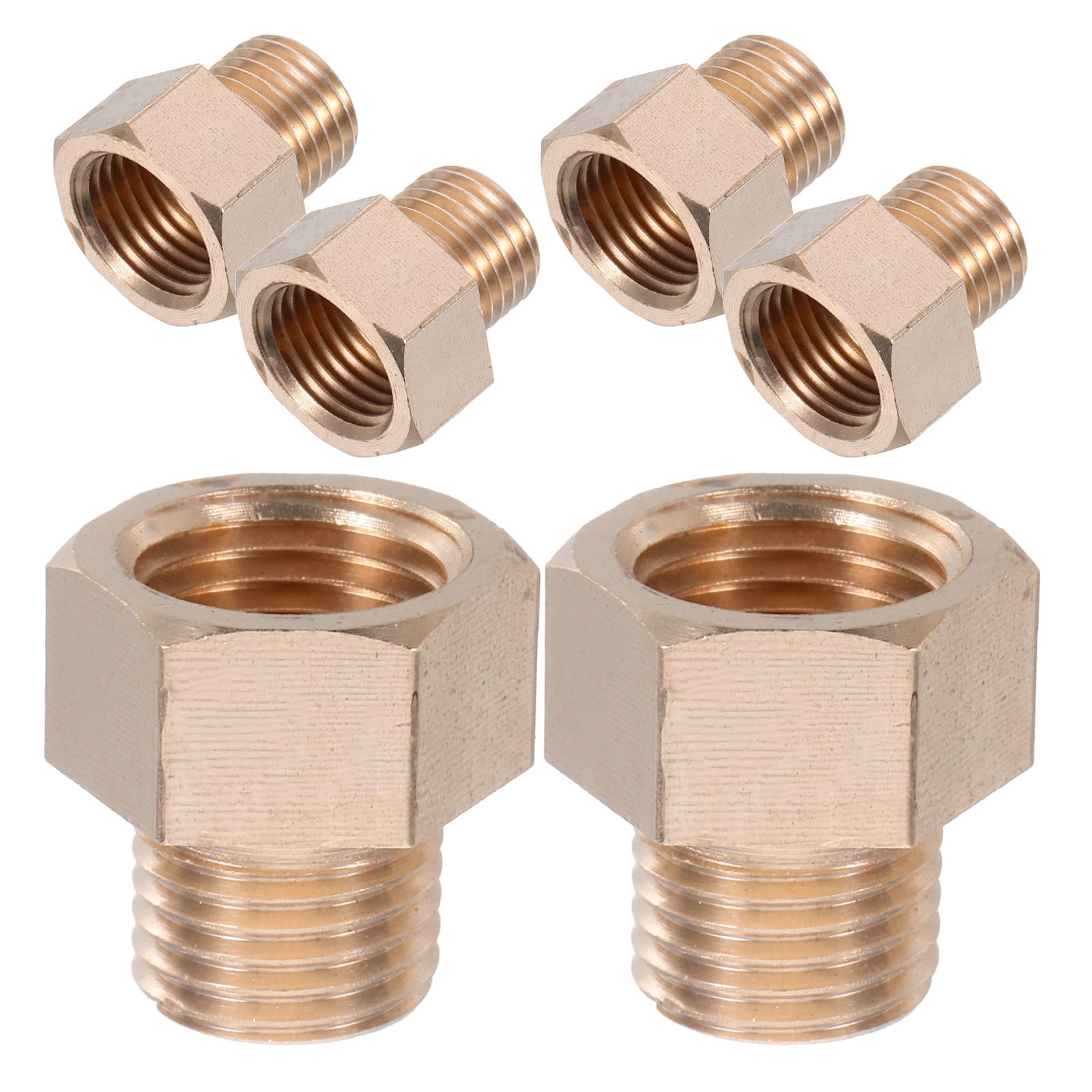 HAMPPLIES 6Pcs Fine Thread Adapter Brass Coupling Fittings for ...