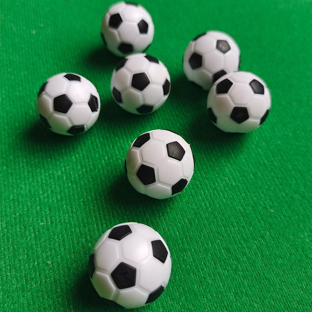 HAMPPLIES 6Pcs Small Footballs Miniature Design Rubber Material for ...