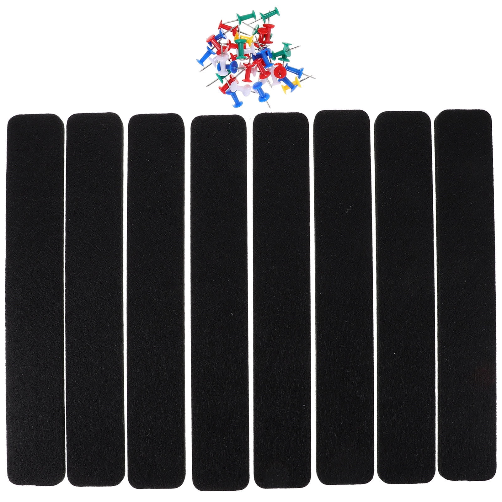HAMPPLIES 8 Bulletin Board Strips Felt Rectangular For Goal Setting And ...