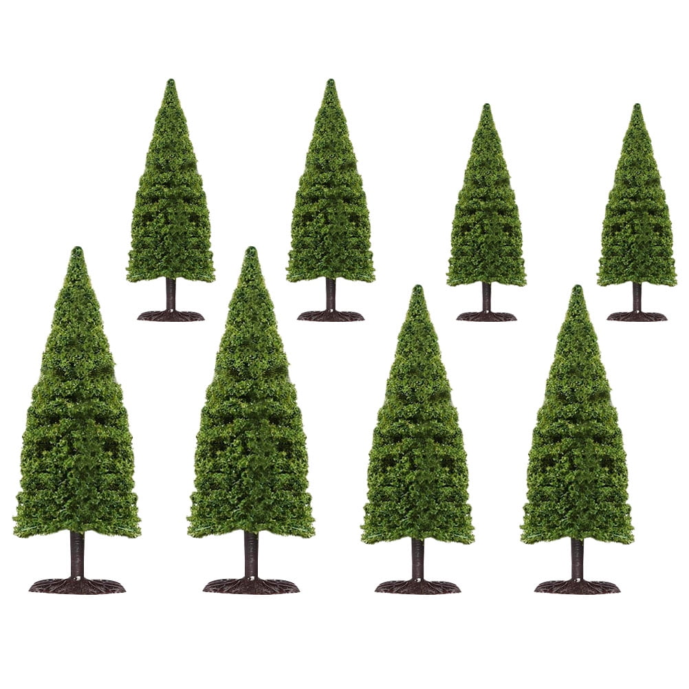 HAMPPLIES Green Plastic Model Trees for Decor Landscape Architecture ...