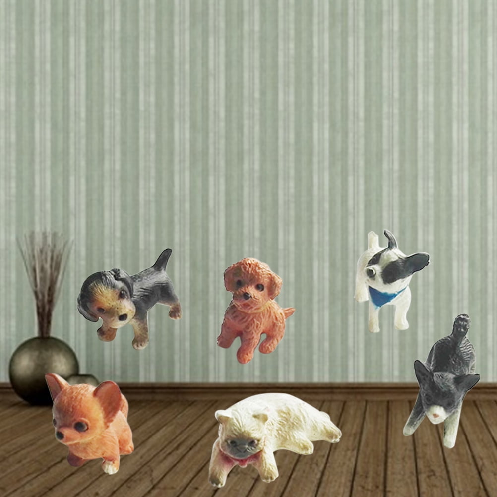 HAMPPLIES Animal Figurines Model 6Pcs Figurines Realistic Appearance ...