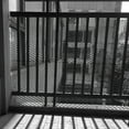 HAMPPLIES Balcony Protective Net Safety Net Black HDPE Family Safety ...