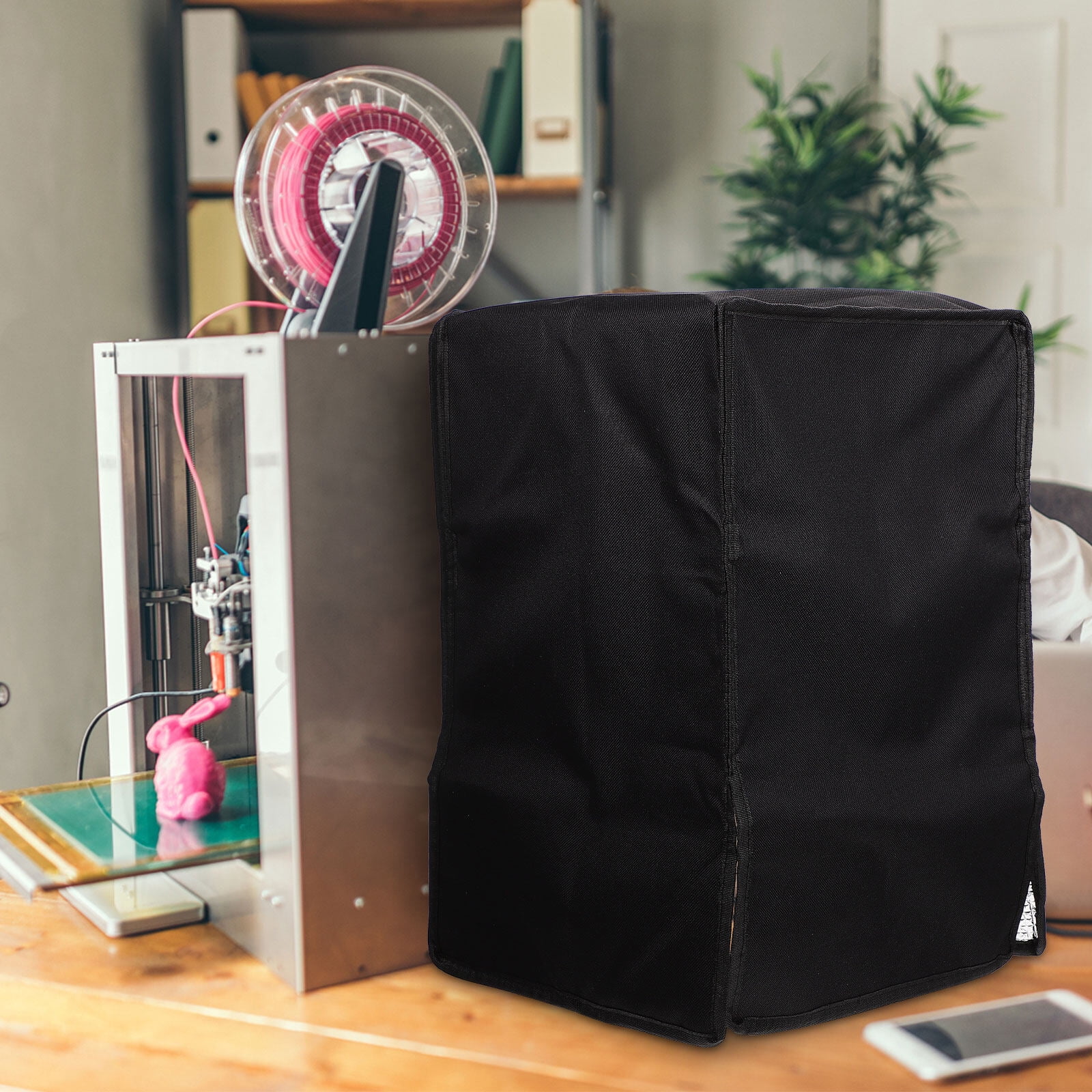 HAMPPLIES Black 3D Printer Cover 1Pack with 42x25 5in Size for Dust and ...