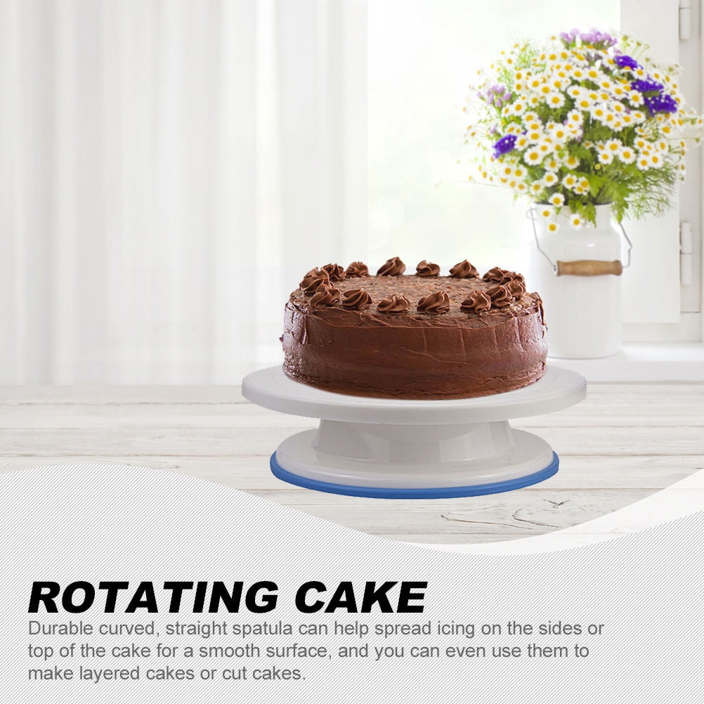 HAMPPLIES Cake Turntable Stand for Decorating with Round Shape 10.81X10 ...