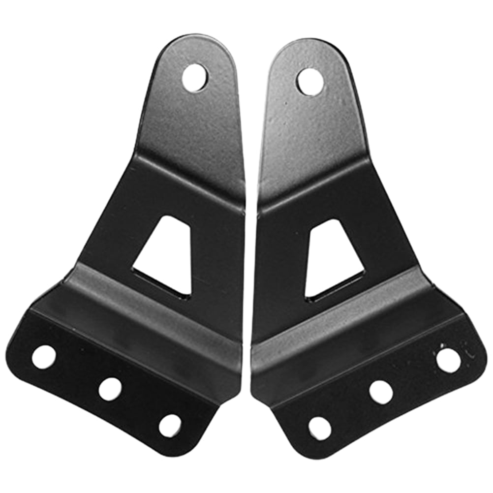 HAMPPLIES Car Hood Light Mount Brackets 1 Set Steel Black 7.1x3.7in Car ...