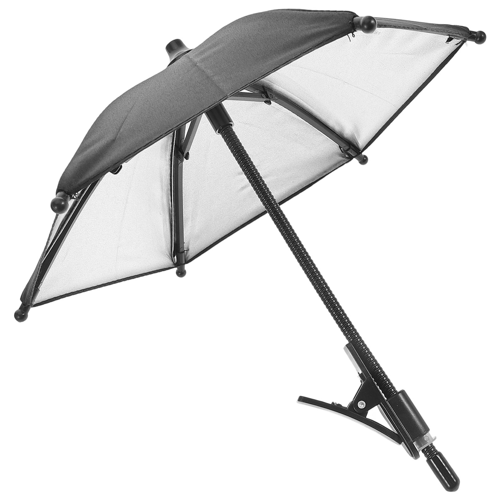 HAMPPLIES Cell Phone Sun Umbrella 1Set Metal Fabric Windshield Mount ...