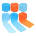 HAMPPLIES Crepe Paper Ribbon Rolls with Multiple Colors for Wedding ...
