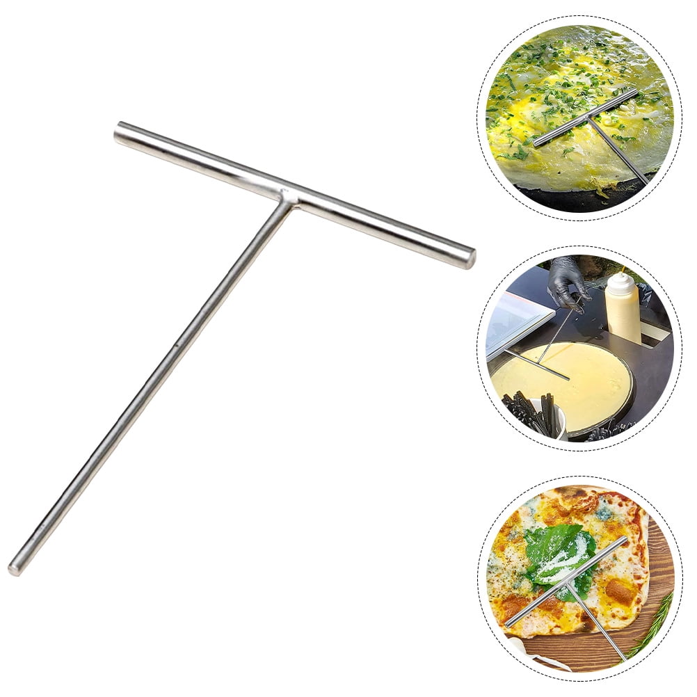 HAMPPLIES Crepe Batter Spreader Tool Silver 1Pcs 10.1X5.1X0.3In ...