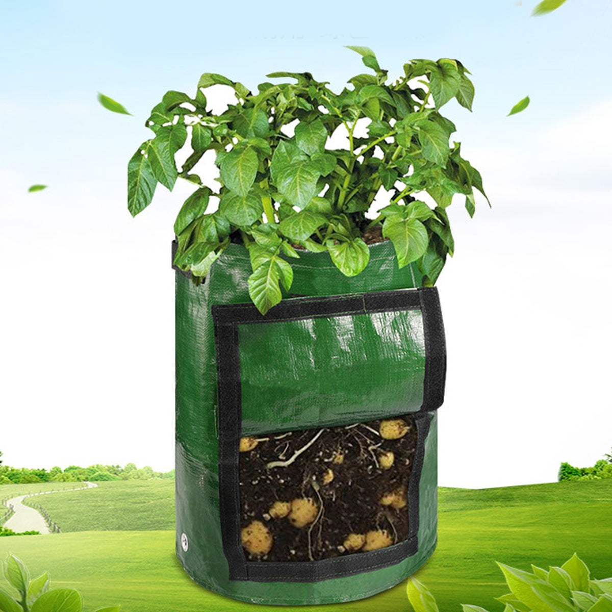 HAMPPLIES Gardening Use 4Set Potato Sacks for Growing Vegetables in ...