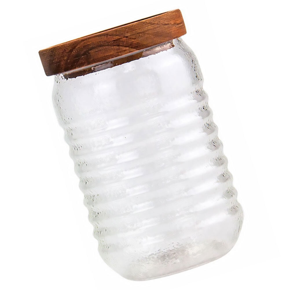 HAMPPLIES Glass Kitchen Container 1Pcs Airtight Glass Jars For Home ...