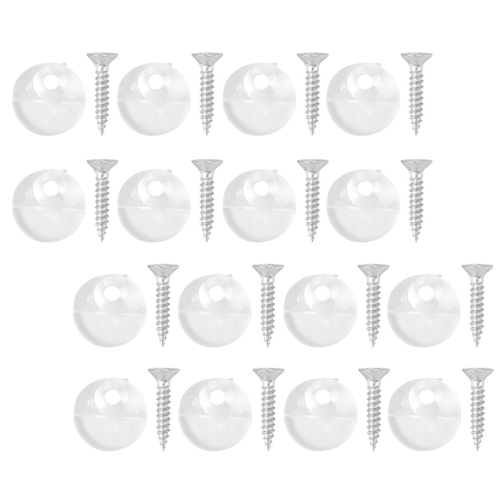 HAMPPLIES Glass Panel Clips 50Pcs for Homeowners Abs Iron Mirror ...