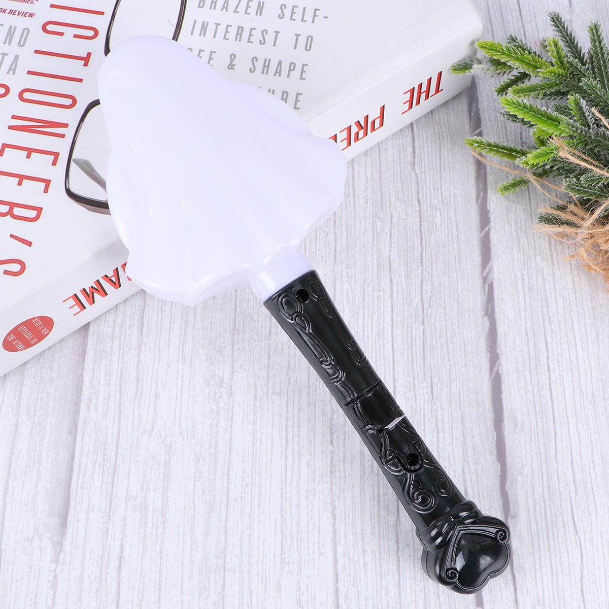 HAMPPLIES Glowing Toys 1Pcs Flashing Stick White And Black Bat Shape ...