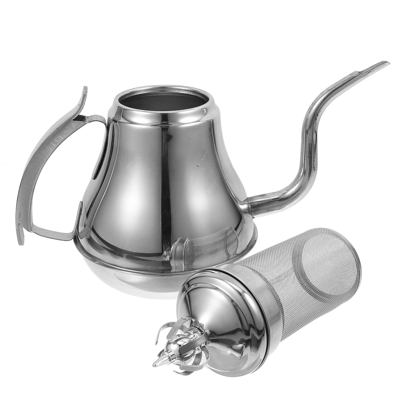 HAMPPLIES Gooseneck Teapot 1.2L Capacity Heat and Cold Resistance Water ...
