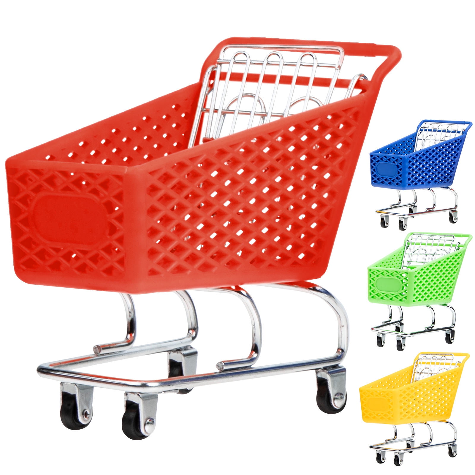 HAMPPLIES Green Mini Shopping Trolley Toys for Kids Aesthetic and ...