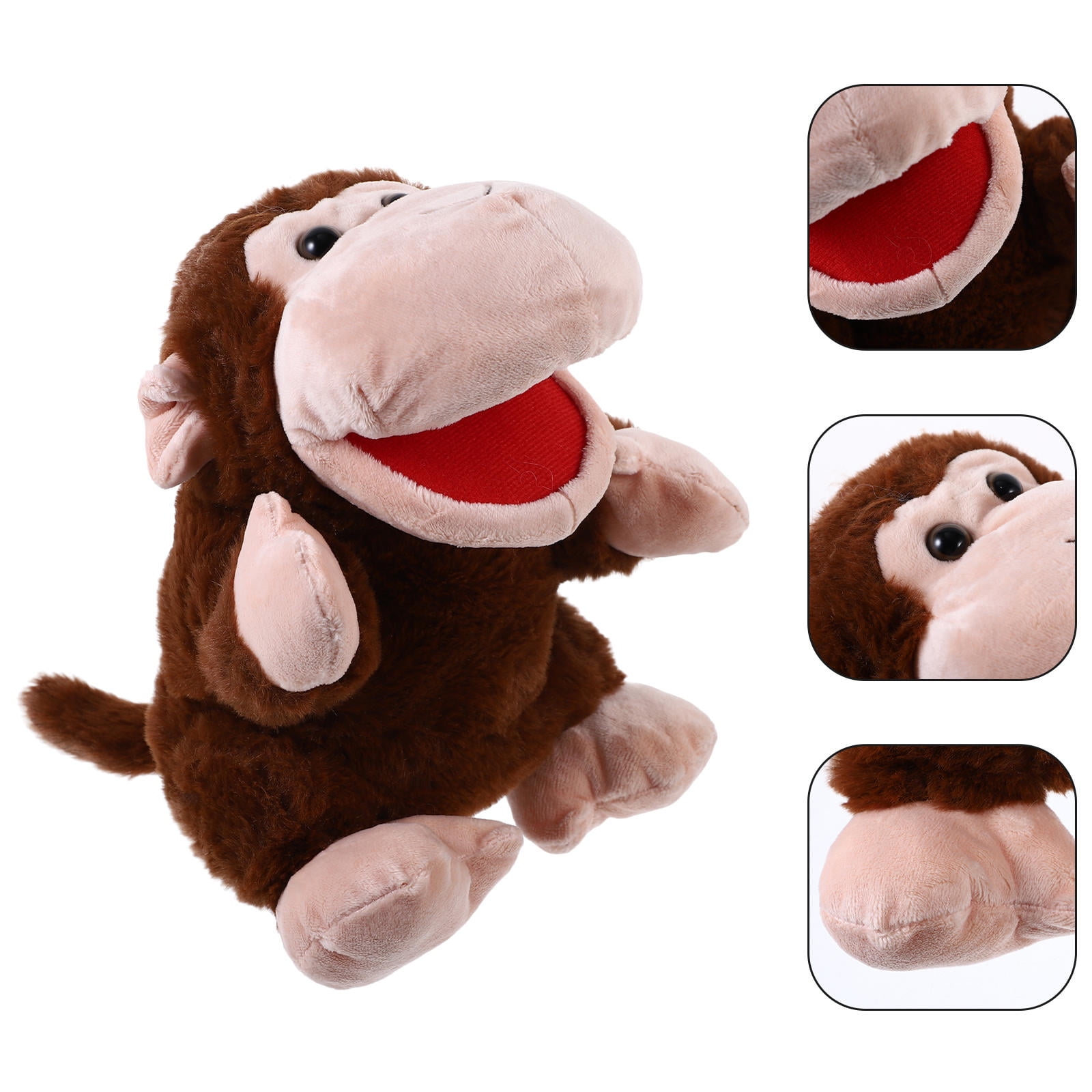 HAMPPLIES Decorative Hand Puppet Animal Plush Mouth Movement 1Pcs ...