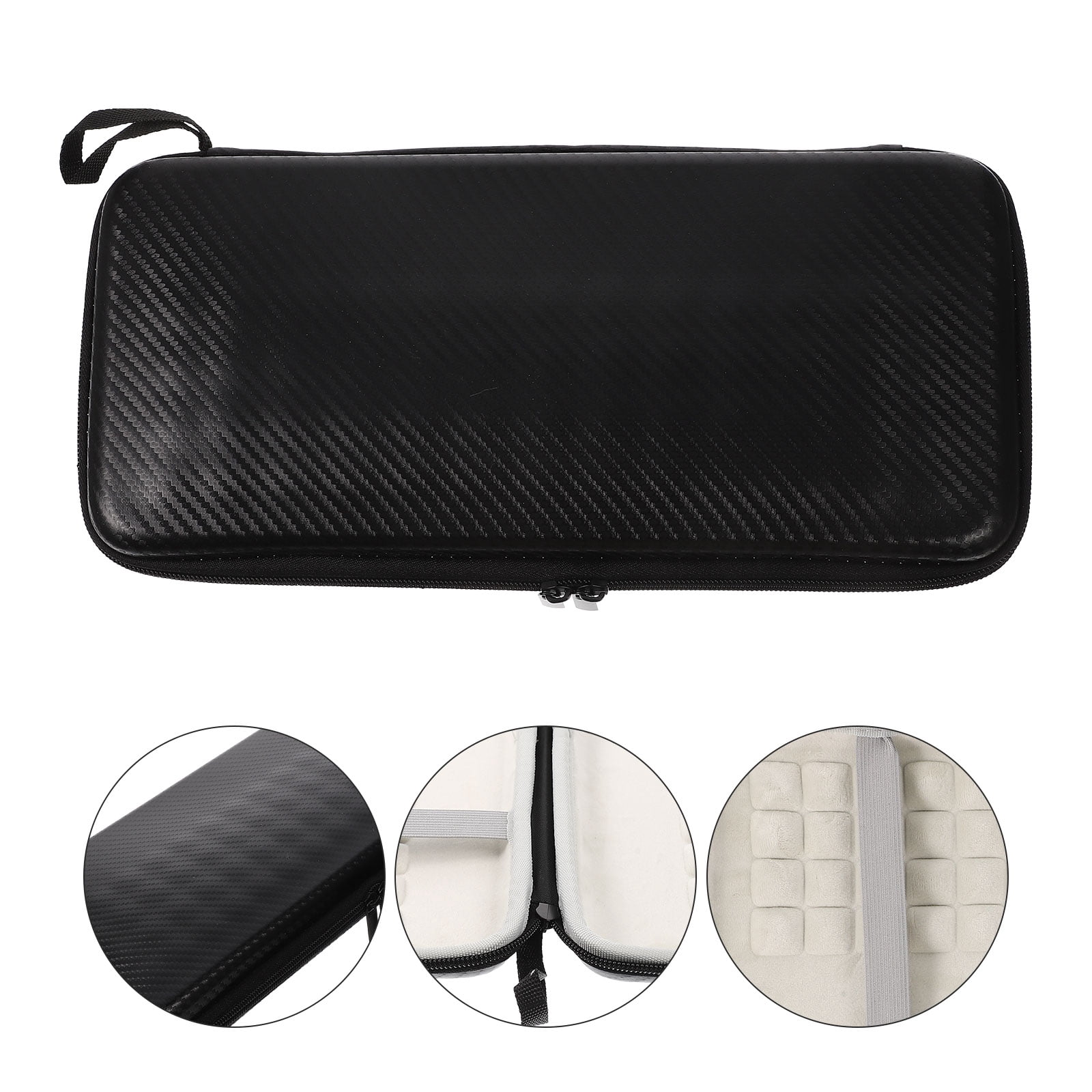 HAMPPLIES Impact Resistance Keyboard Pouch 1Set Grey Pu Leather For ...