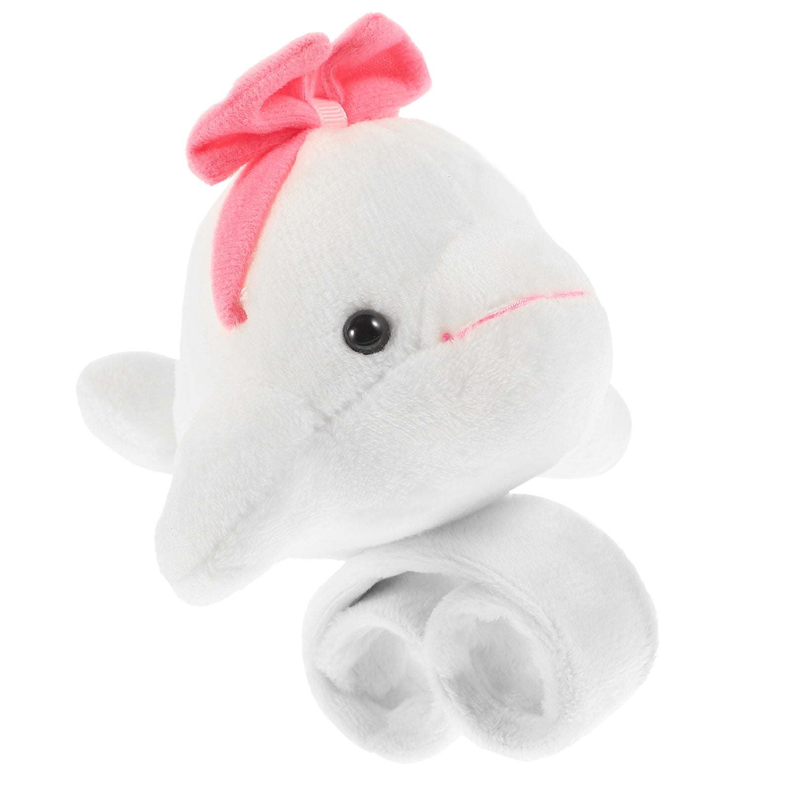 HAMPPLIES Kids Toy 1 Piece Slap Bracelet White Plush Animal Theme ...