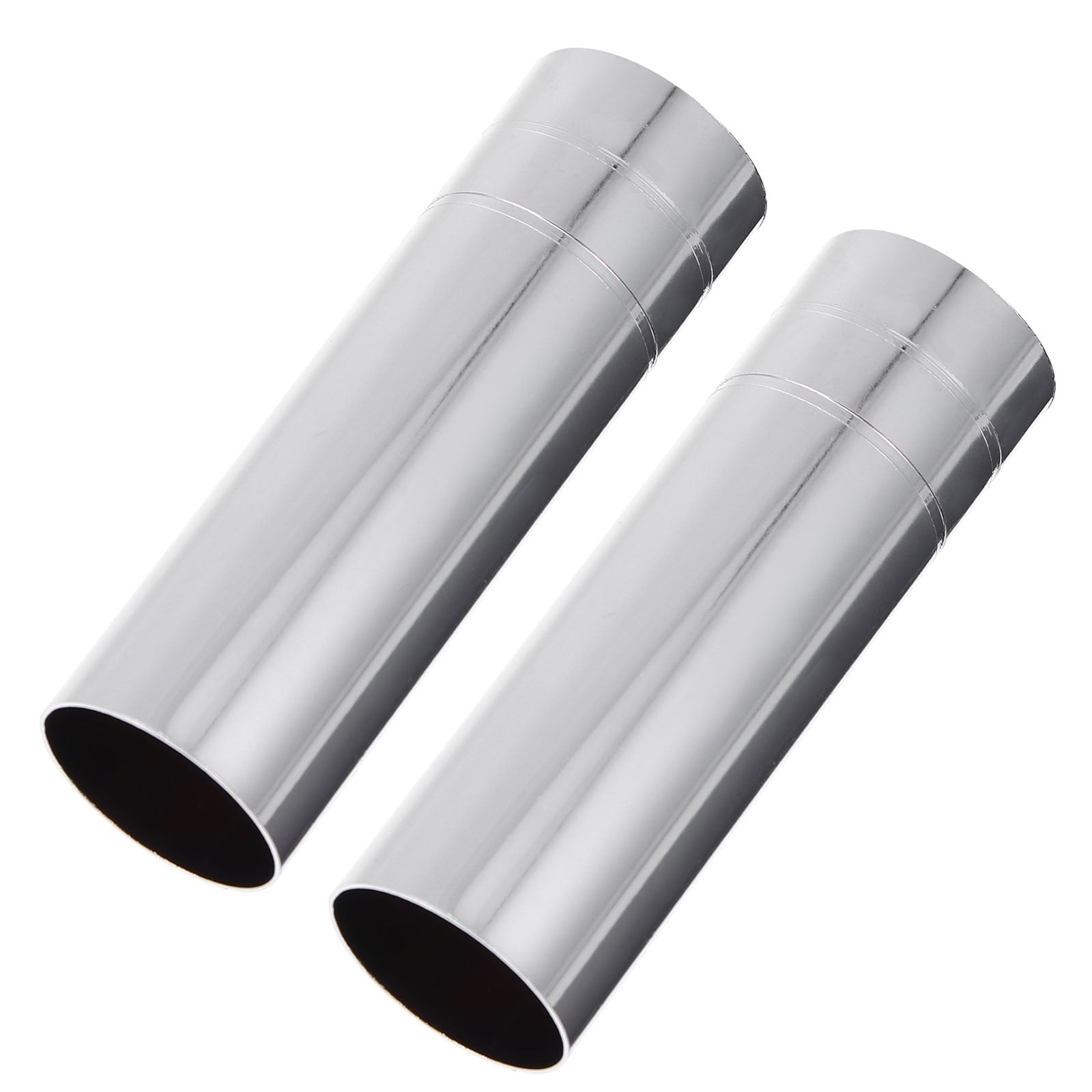 HAMPPLIES Lamp Sleeves Covers 2Pack Replacement Cylinder Silver Iron ...