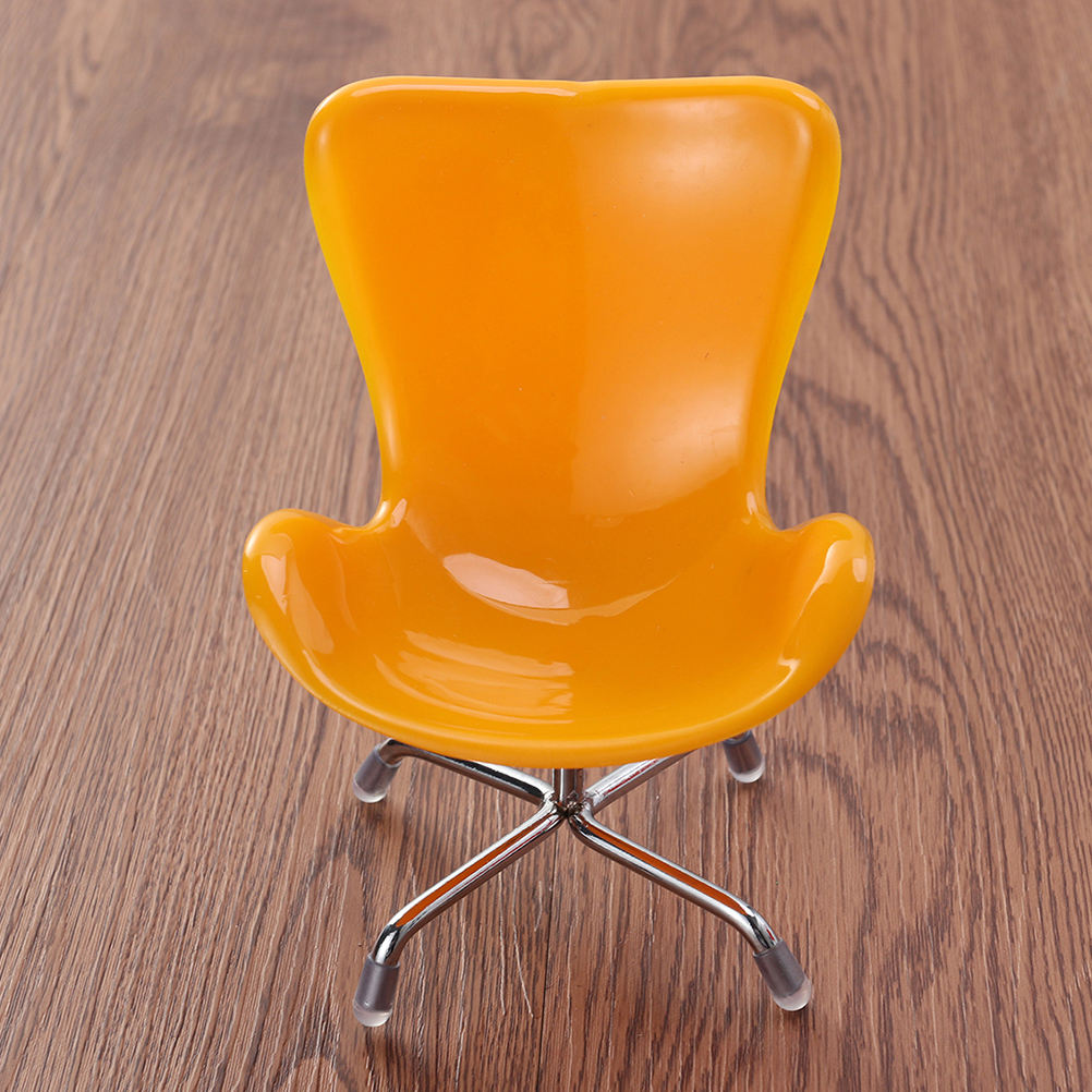 HAMPPLIES Mini Chair Ornament 2Pcs High Simulation Simple and Vivid ...