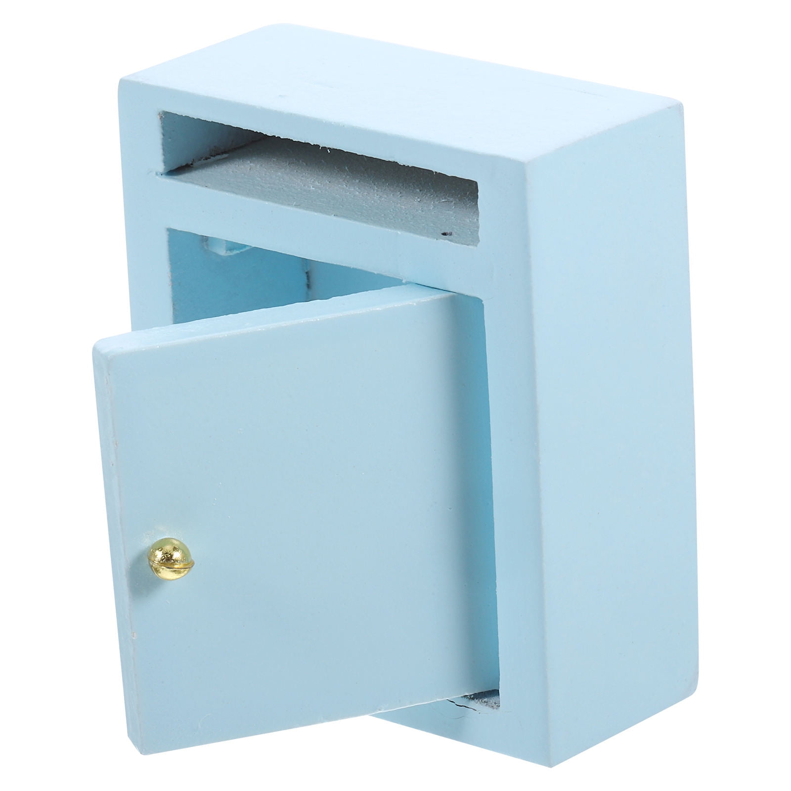 HAMPPLIES Mailbox Model Decoration Mini Mailbox Synthetic Material Red ...