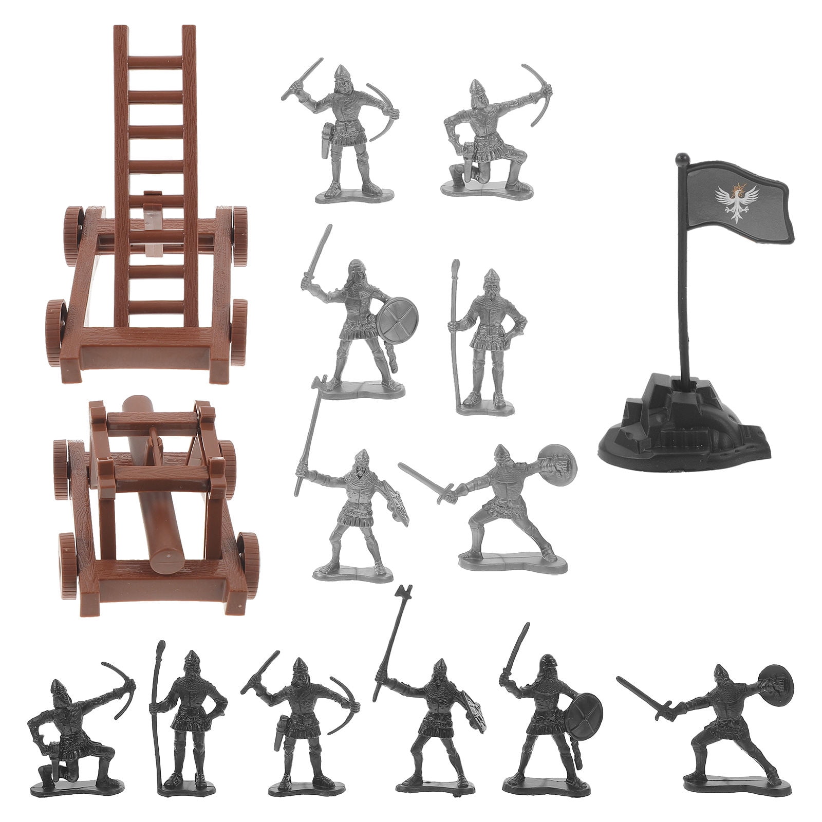 HAMPPLIES Miniature Soldier Figurines 7.66X7.66X2.55In For Children And ...