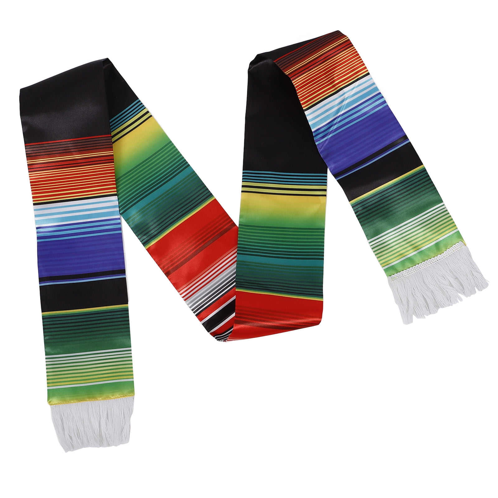 HAMPPLIES Multi Colored Mexican Graduation Stole 1Pack Long Ribbon ...
