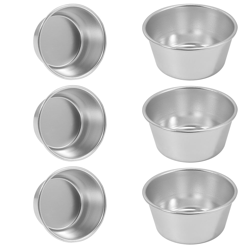 HAMPPLIES Non-stick Muffin Cake Molds 6Pack Round Shape for Home Baking ...