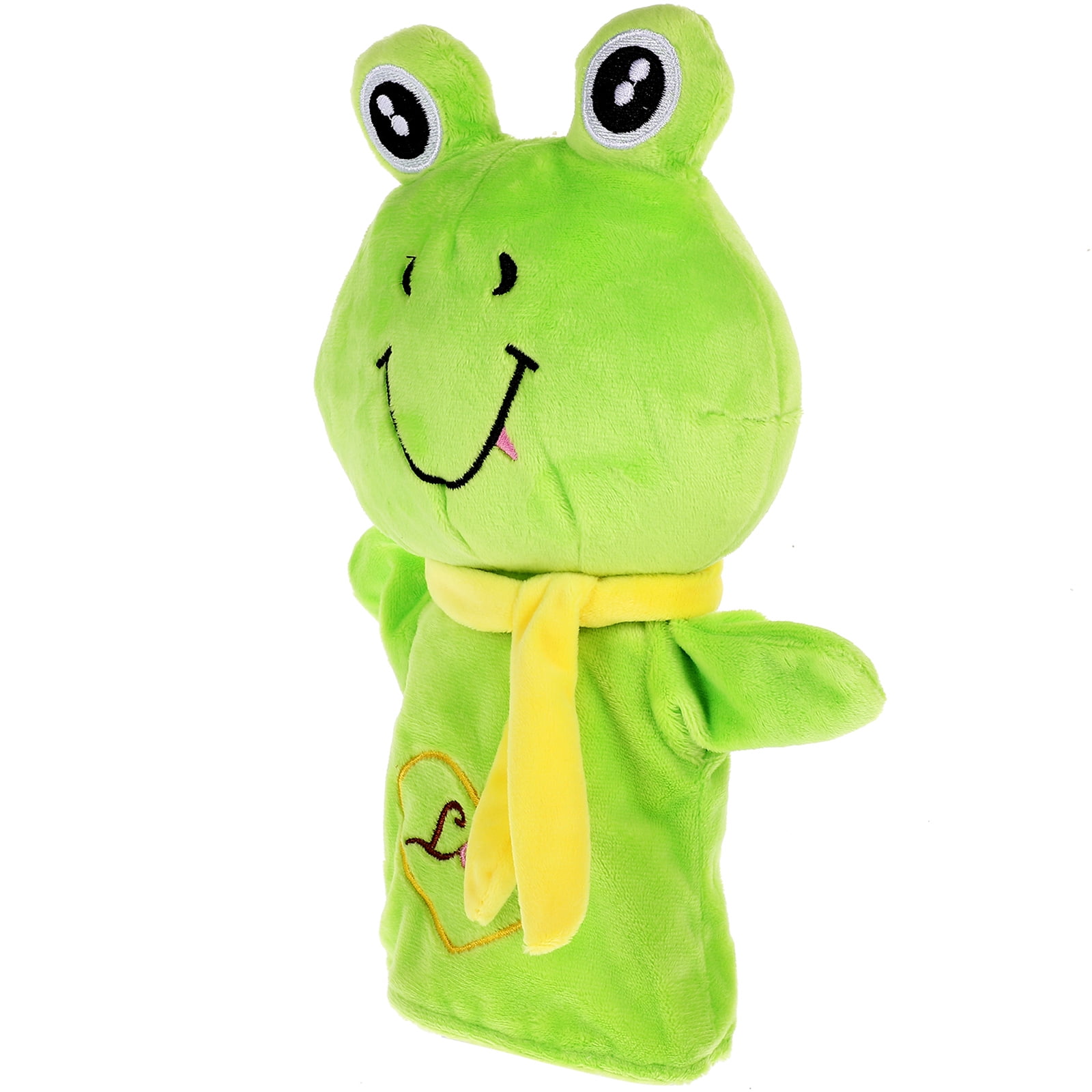 HAMPPLIES Plush Frog Hand Puppet 1Set for Kids Cartoon Animal Toy Hand ...