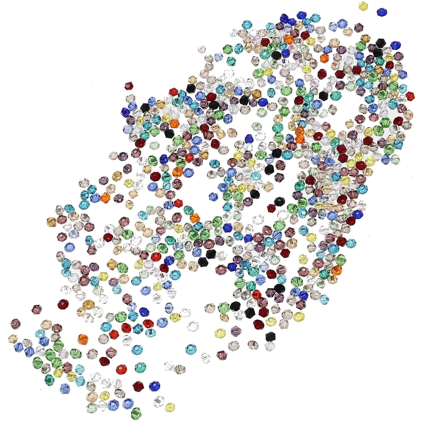 HAMPPLIES Rhombus Shaped Beads 720Pcs Glass Jewelry Components for ...