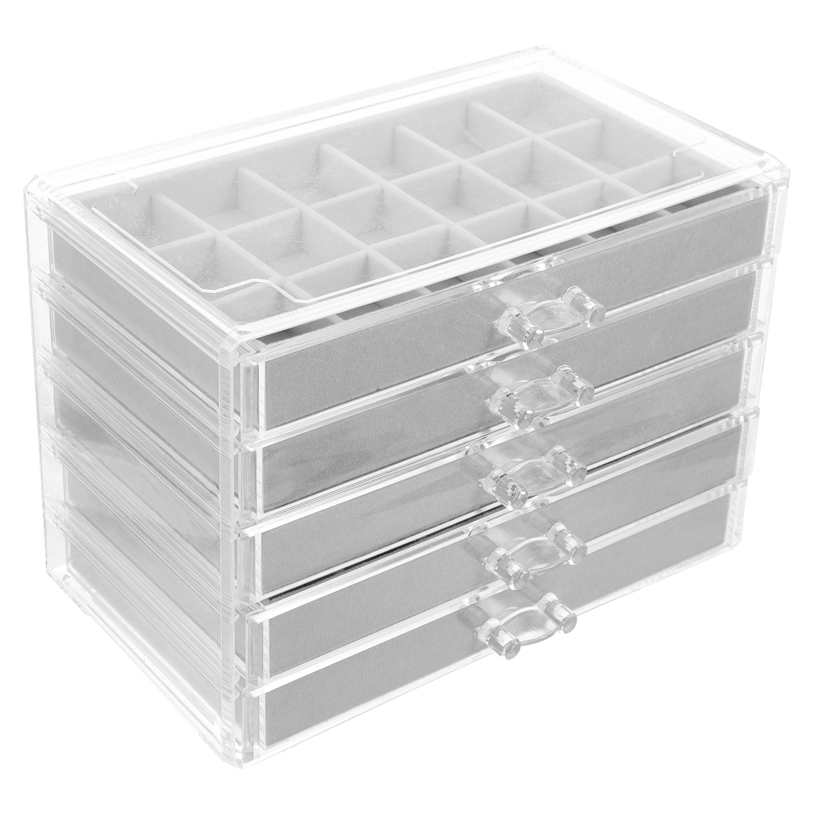 HAMPPLIES Rock Collection Box Protection Transparent 1 Set 9.3X6.7X5 ...