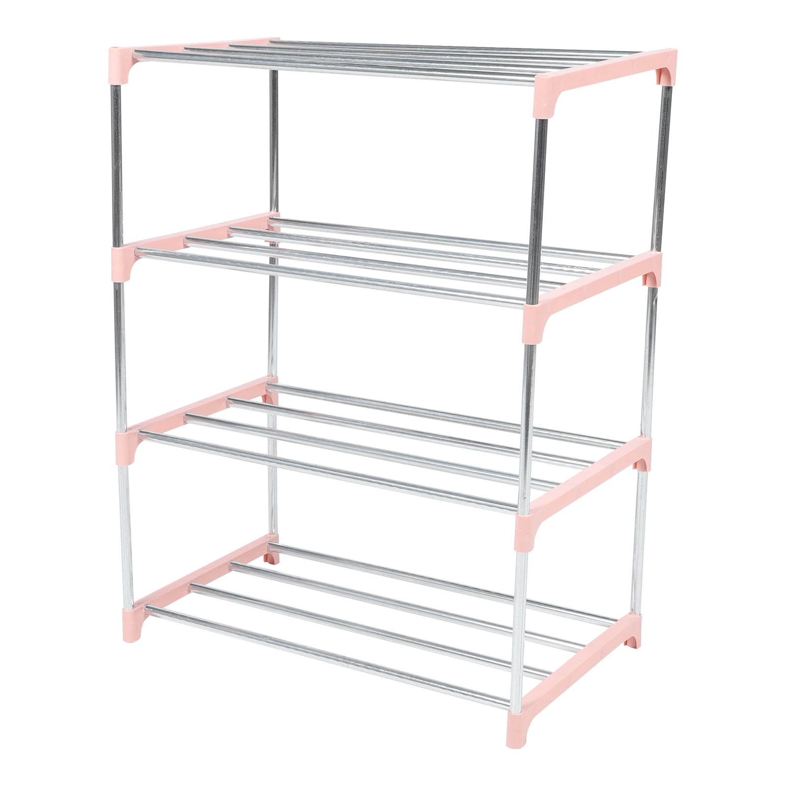 HAMPPLIES Shoe Storage Shelf Pink 56X47X26In Simple Design For Hallway ...