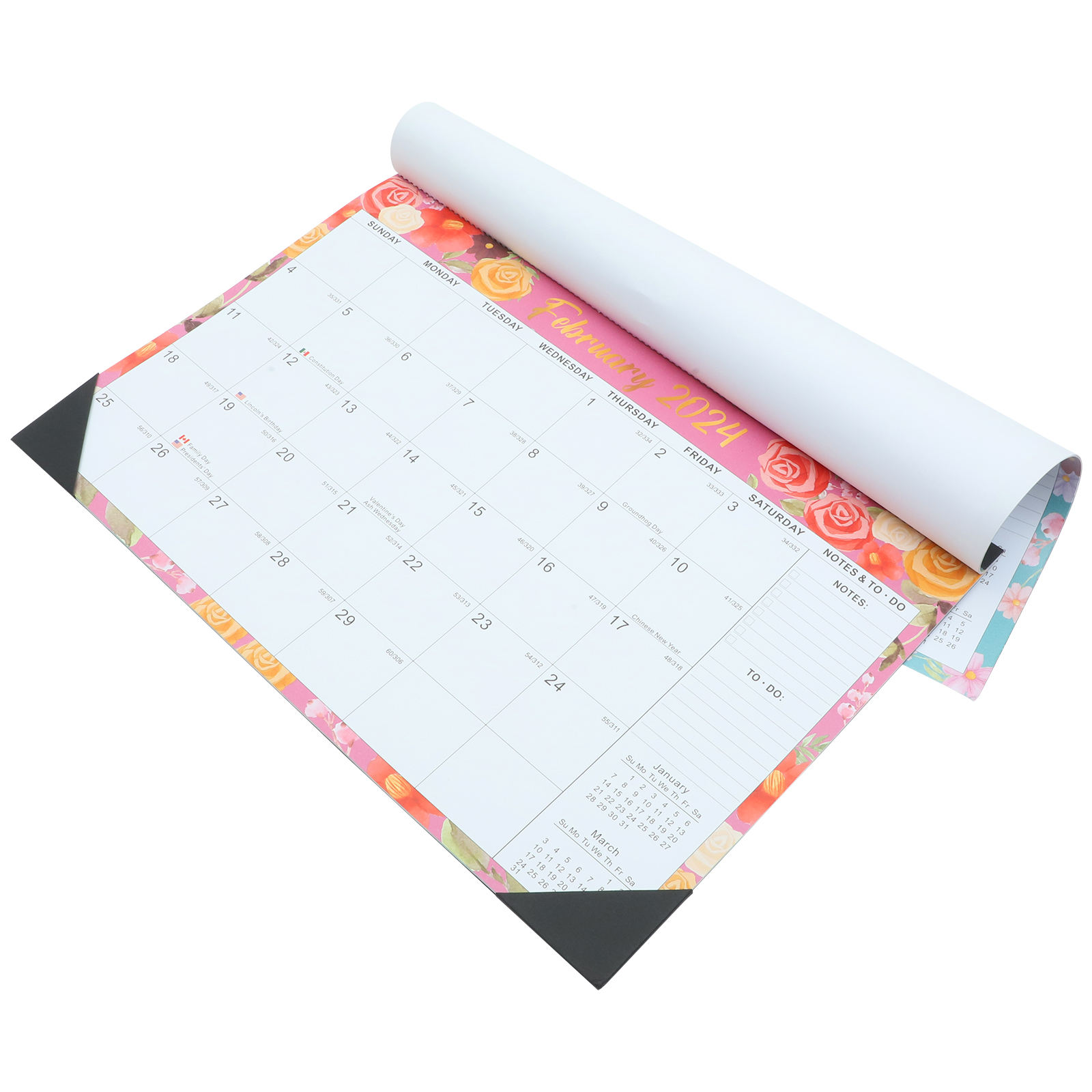 HAMPPLIES Simple And Modern Design Hanging Calendar 1Pack For Home And ...