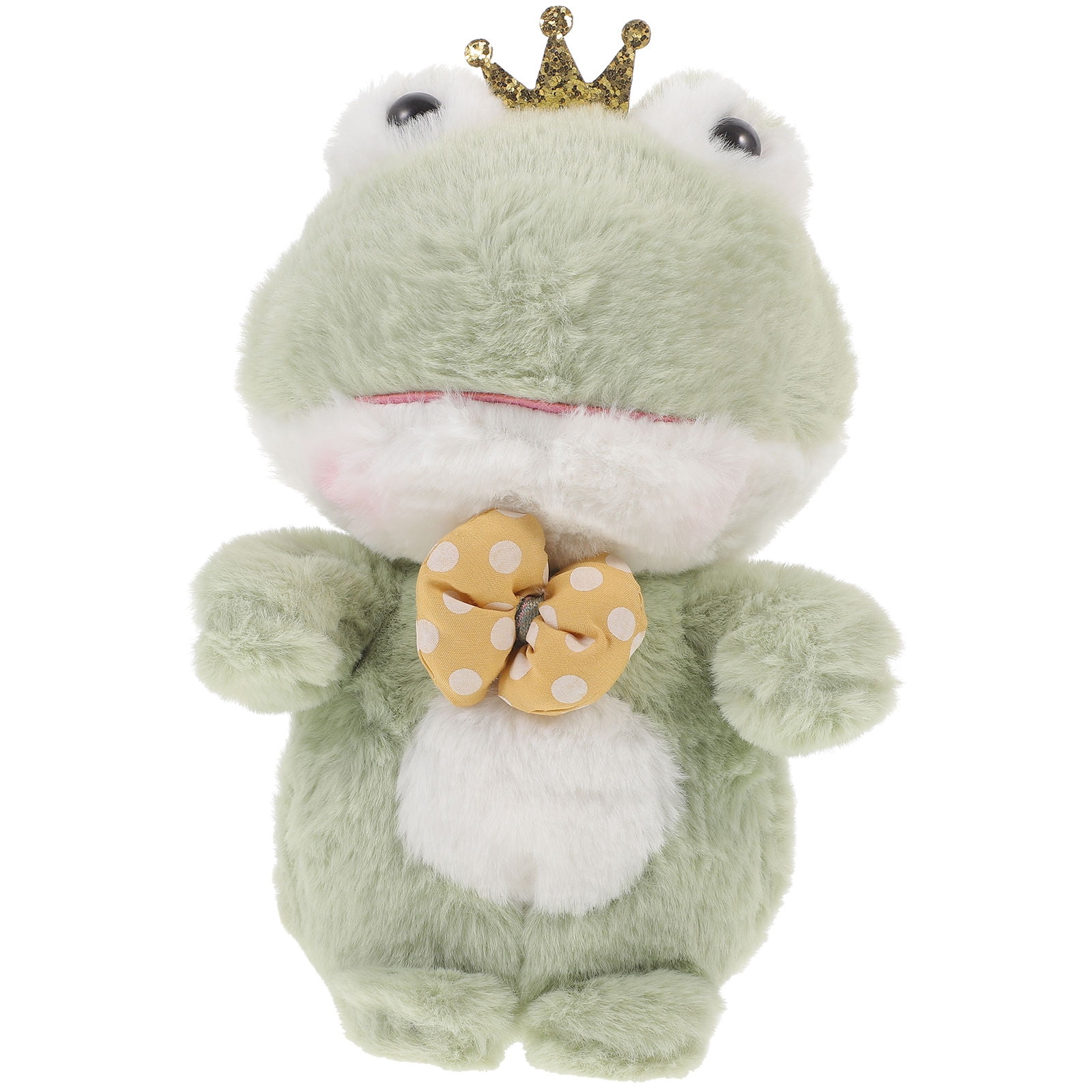 HAMPPLIES Soft Stuffed Frog Doll for Kids Play and Decoration 9.82X6 ...