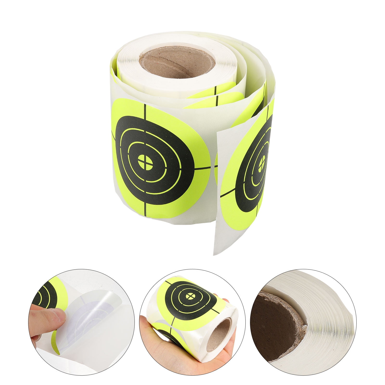 HAMPPLIES Square Target Stickers Multi 200Pcs Roll 3x3in - Walmart.com