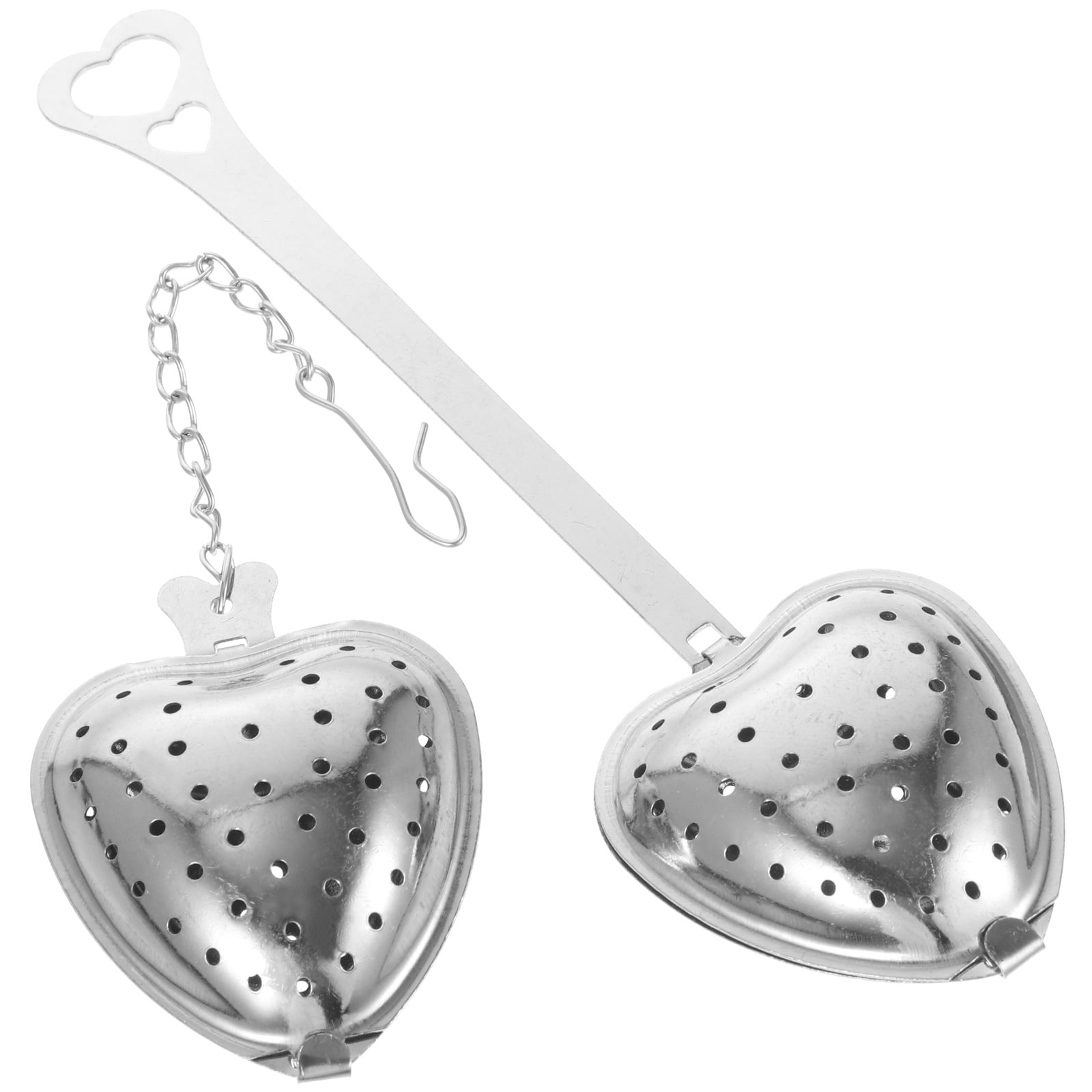 HAMPPLIES Stainless Steel Tea Diffuser 2Pcs for Loose Leaf Tea with ...