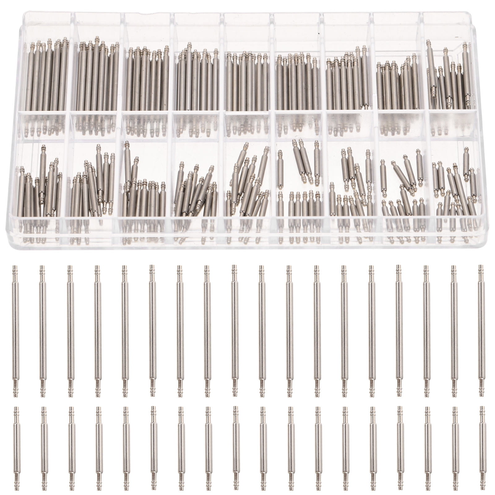 HAMPPLIES Watch Band Remover Tool 180Pack Silver Watch Band Pins in ...