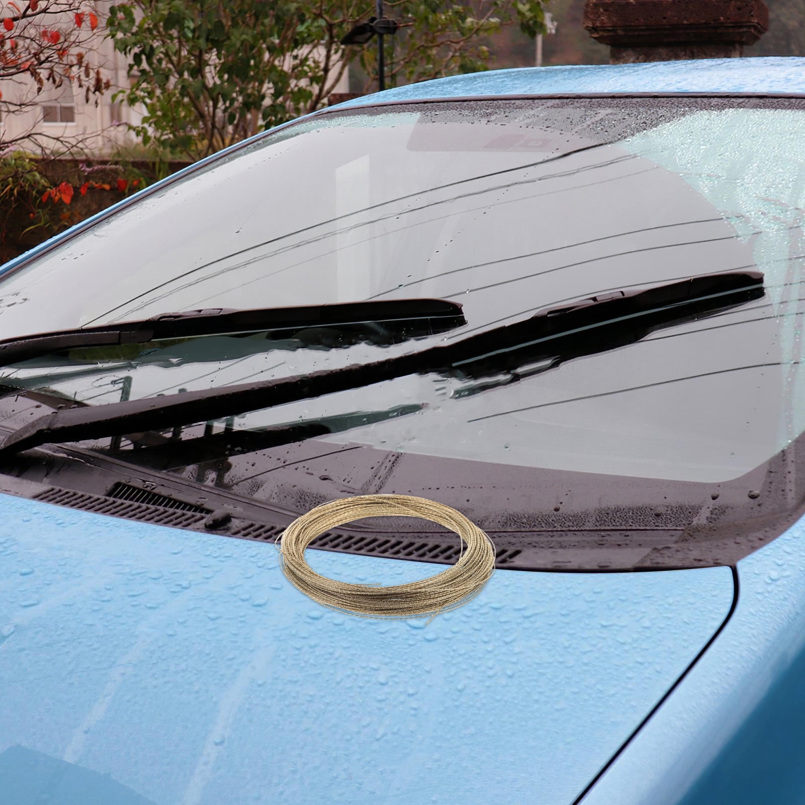 HAMPPLIES Windshield Removal Kit 1Pcs 787.4Inch Golden Steel Wire for ...