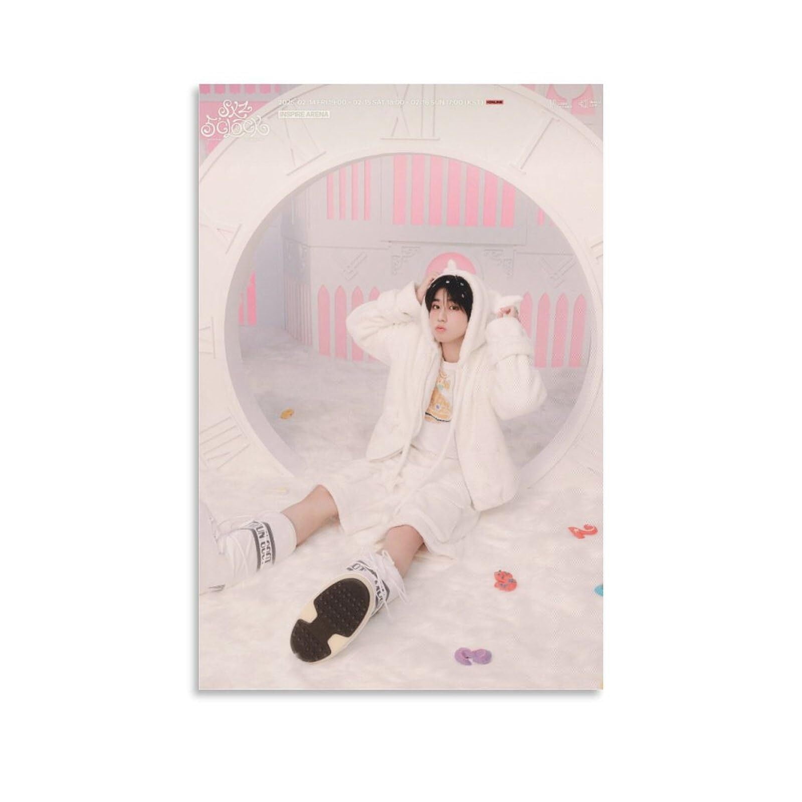 HAN Stray Kids 5TH FANMEETING SKZ CLOCK ALBUM COVER Poster Decorative ...