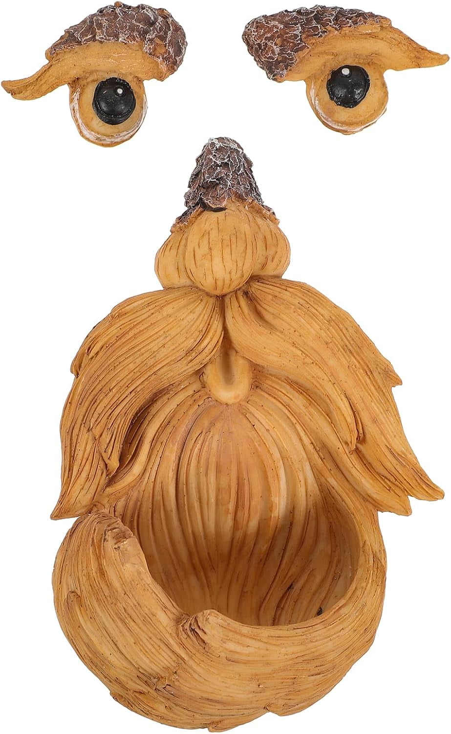 HANABASS Tree Face Bird Feeder Old Man Tree Faces Outdoor Statues Wild ...