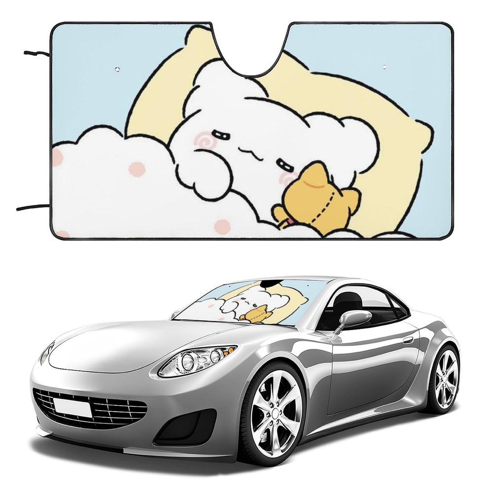 HANAMA-RUOBAKE Car Windshield Sunshade Anime for SUV Pickup Truck Gift ...