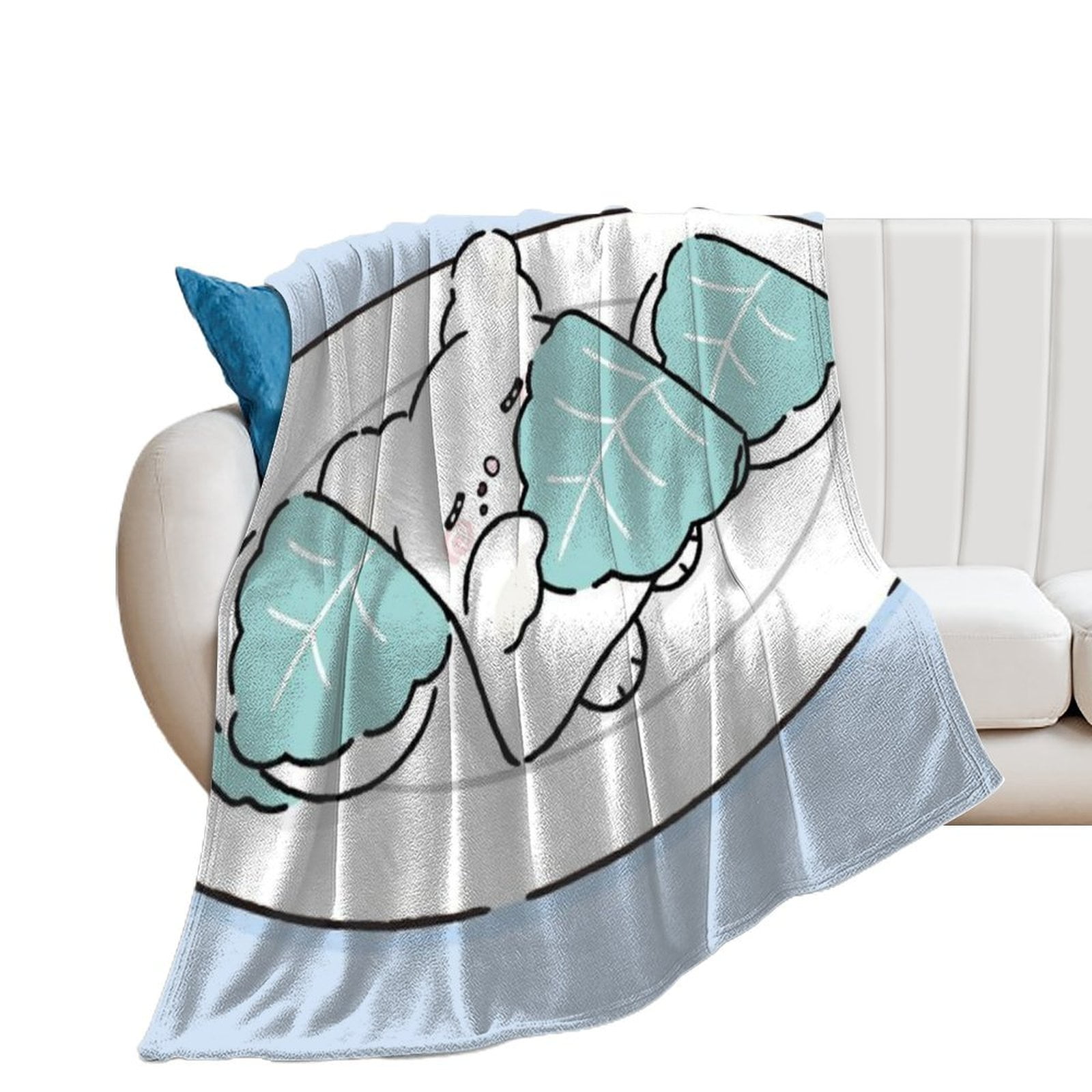 HANAMAR-UOBAKE Throw Blanket Flannel Anime for Girls Boys Men Women ...