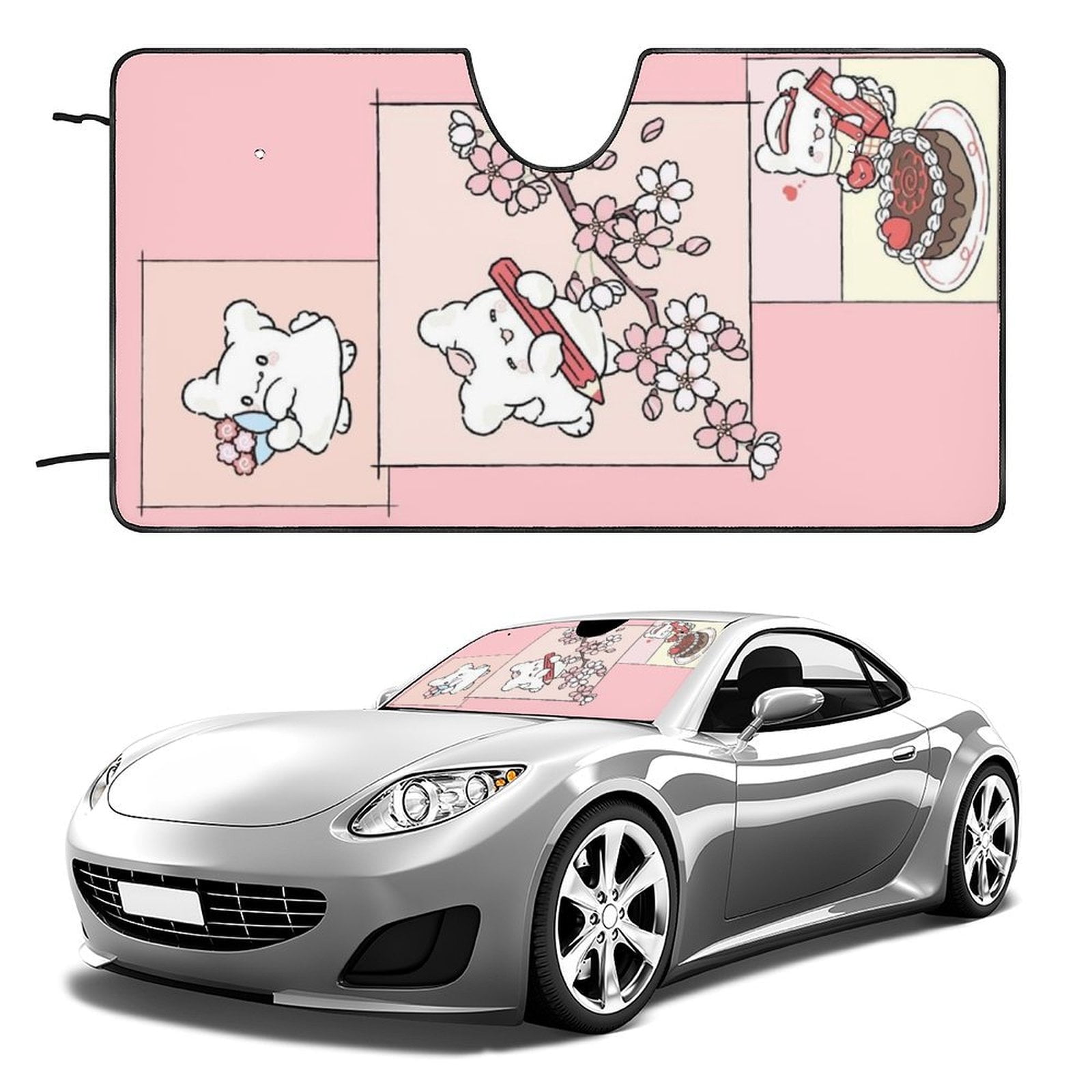 HANAMARUOBAKE Car Windshield Sunshade Anime for SUV pickup truck Gift ...