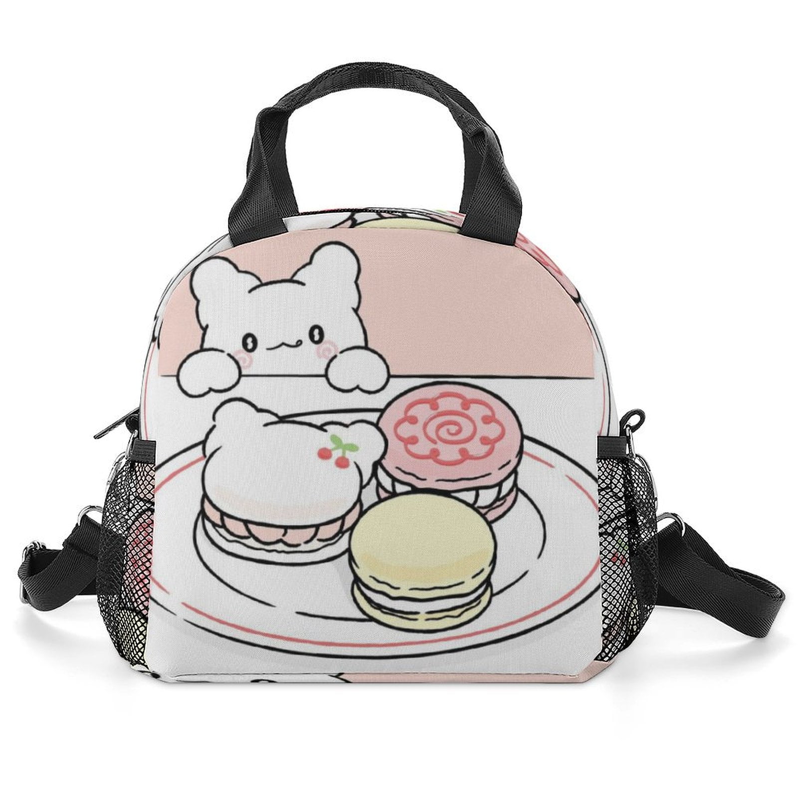 HANAMARUOBAKE Lunch Bag Insulated Crossbody Anime for Work Picnic ...