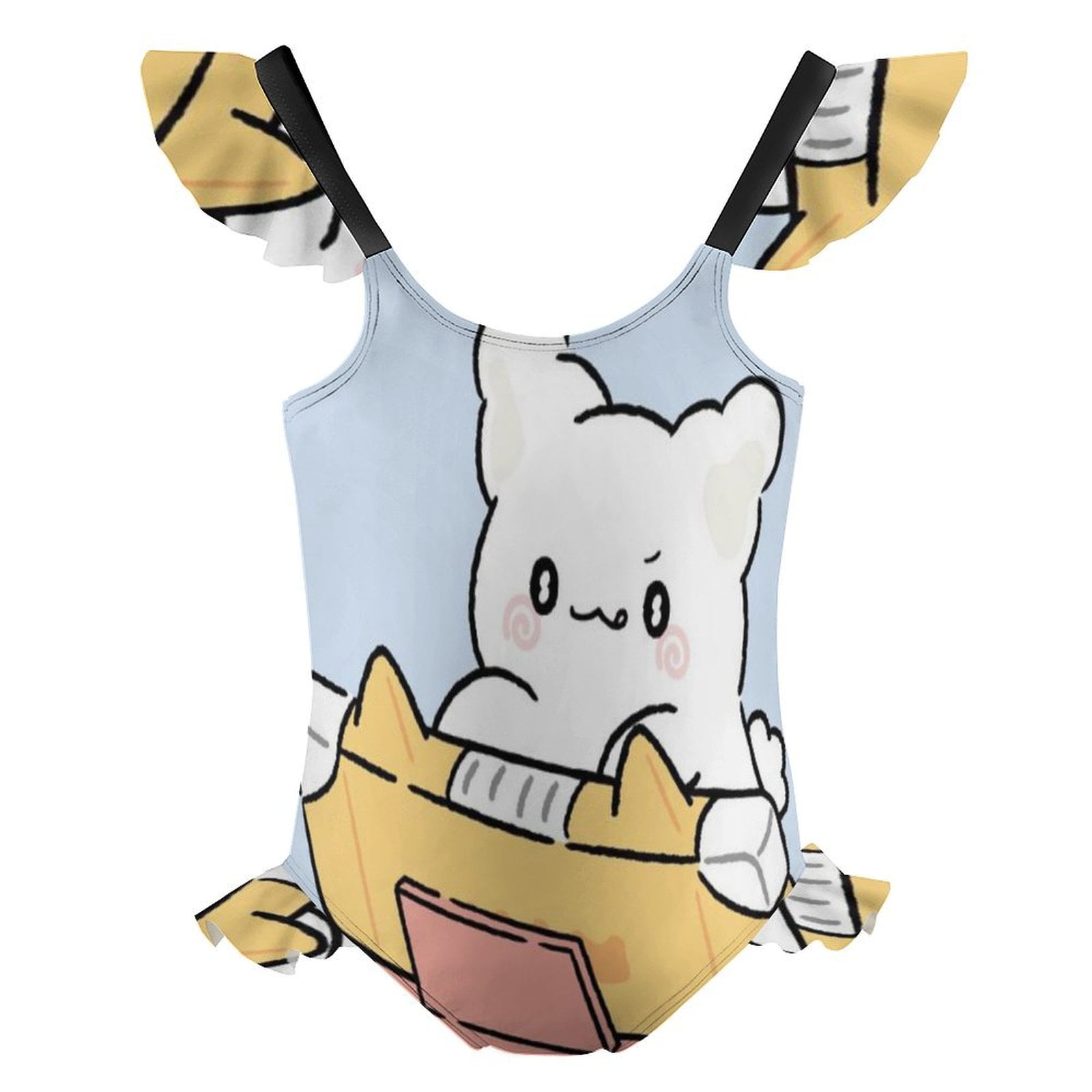 HANAMARUOBAKE Swimsuit Anime Cute for Girls Gift 10-12Y（150cm ...