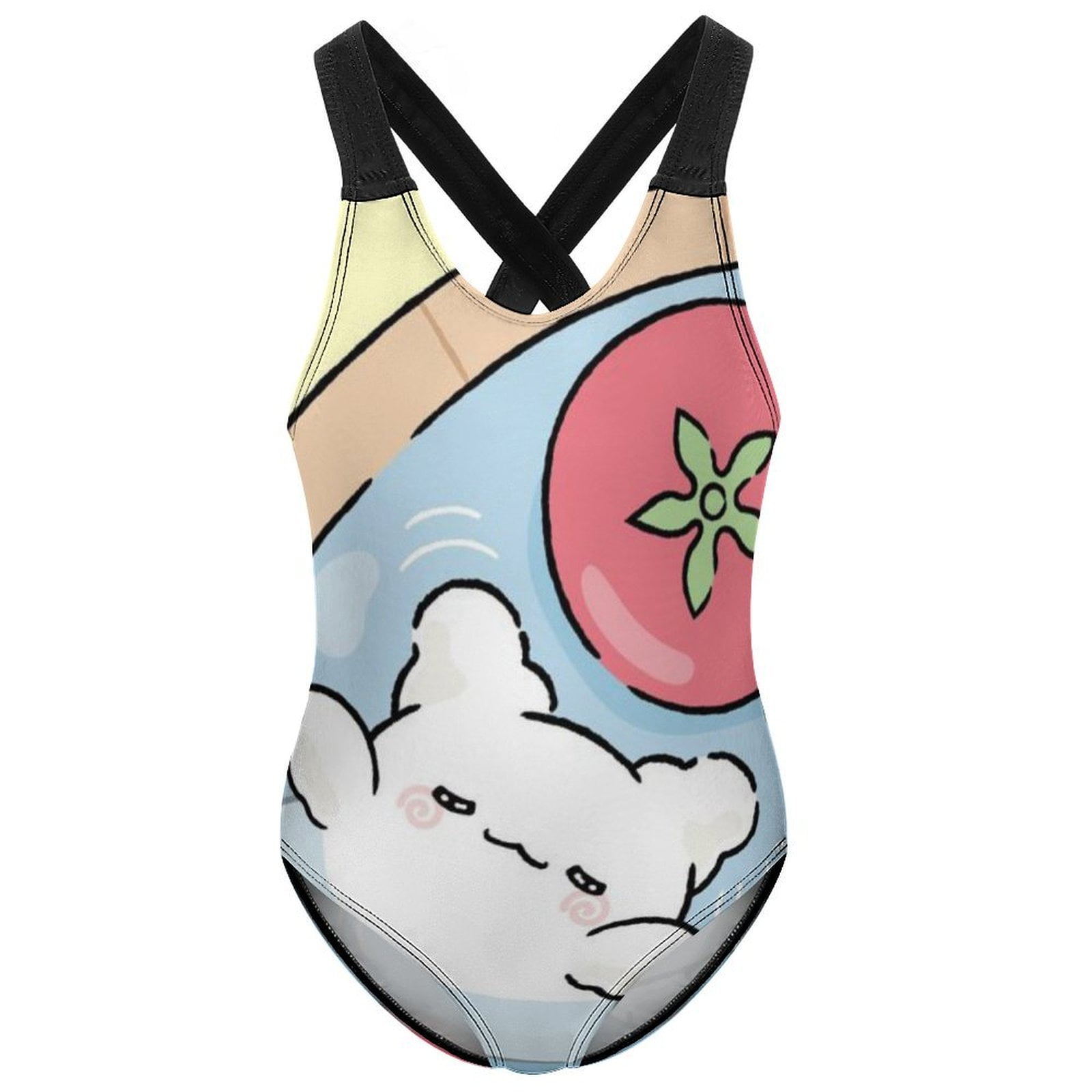 HANAMARUOBAKE Swimsuit Anime Cute for Girls Gift 6-7Y（110cm ...