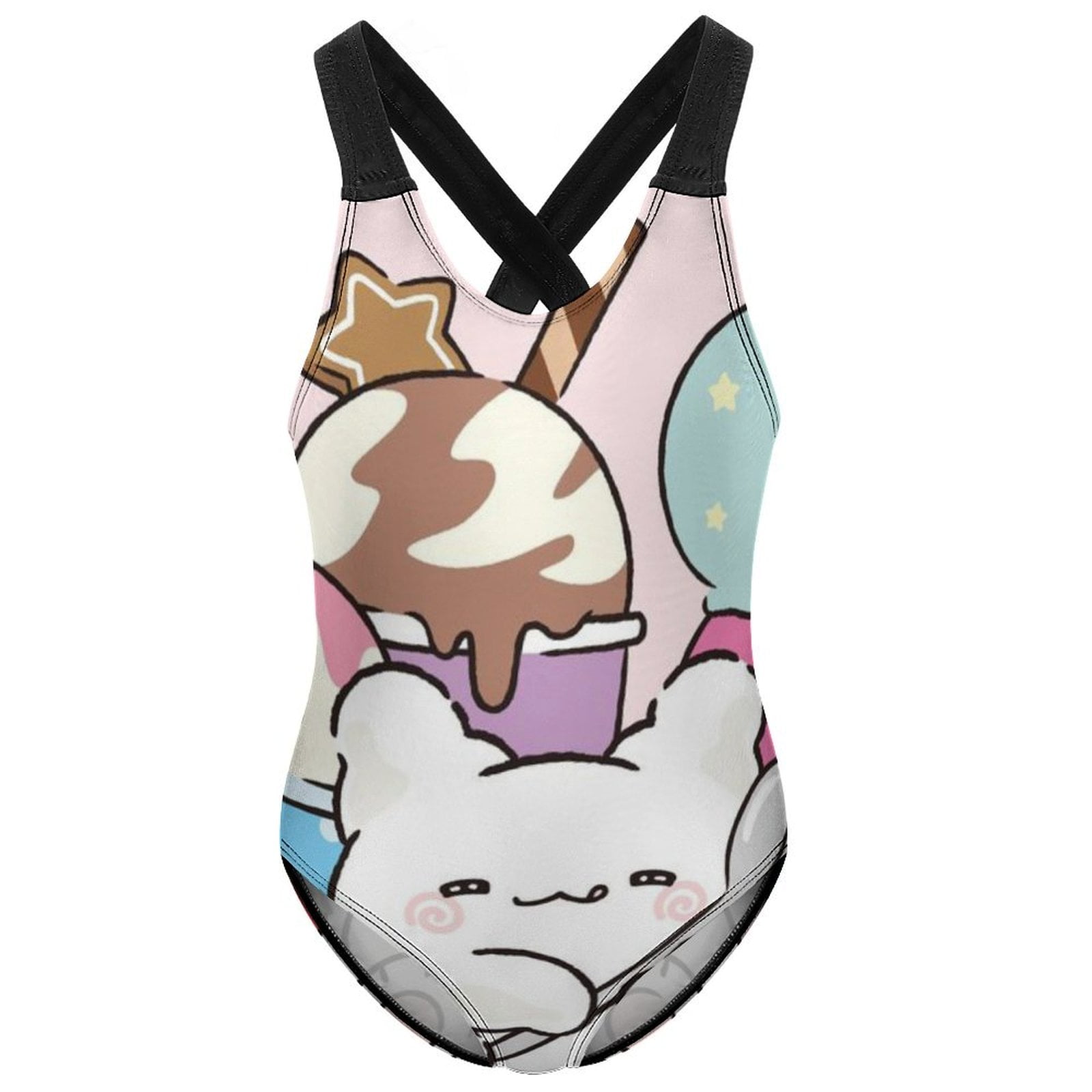 HANAMARUOBAKE Swimsuit Anime Cute for Girls Gift 7-9Y（120cm ...