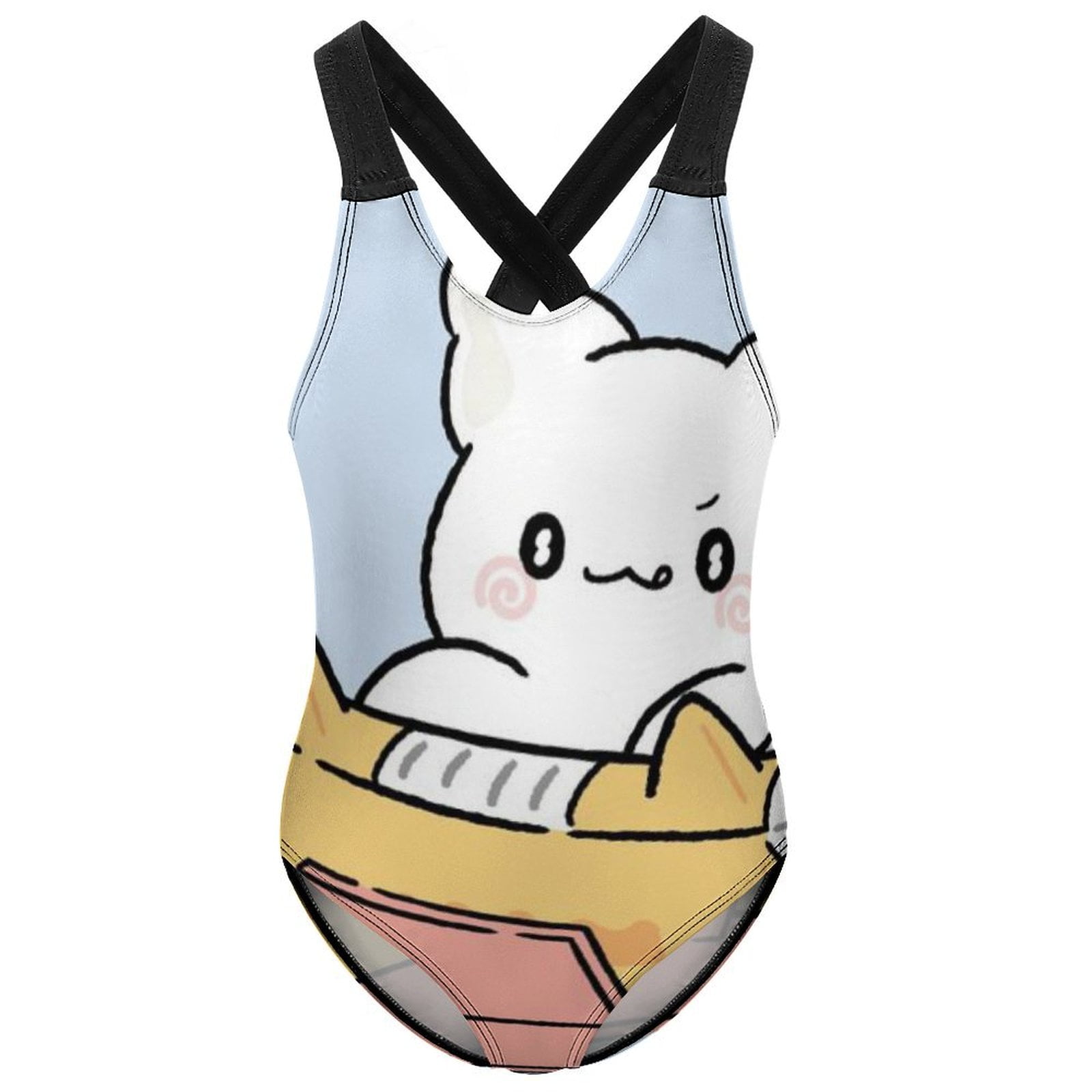 HANAMARUOBAKE Swimsuit Anime Cute for Girls Gift 7-9Y（120cm ...