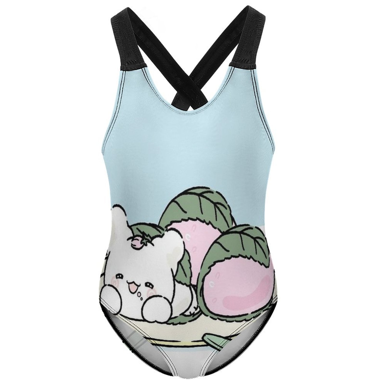 HANAMARUOBAKE Swimsuit Anime Cute for Girls Gift 9-11Y（140cm ...