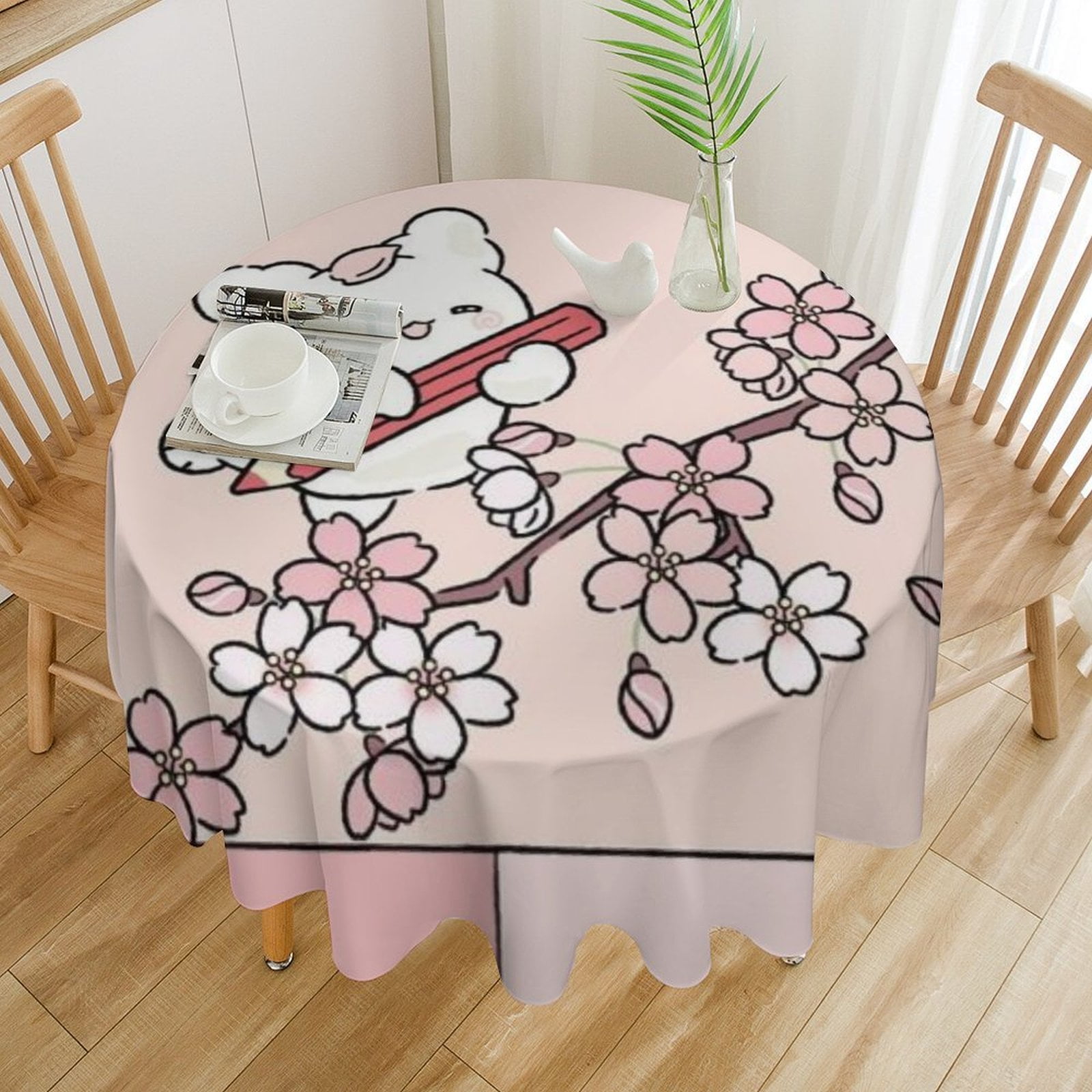 HANAMARUOBAKE Tablecloth Anime for Dining Table Picnic Gift 60x60in ...